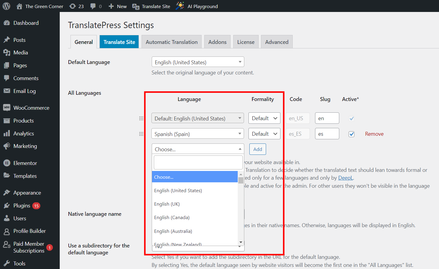 How to Translate a Web Link in WordPress - TranslatePress